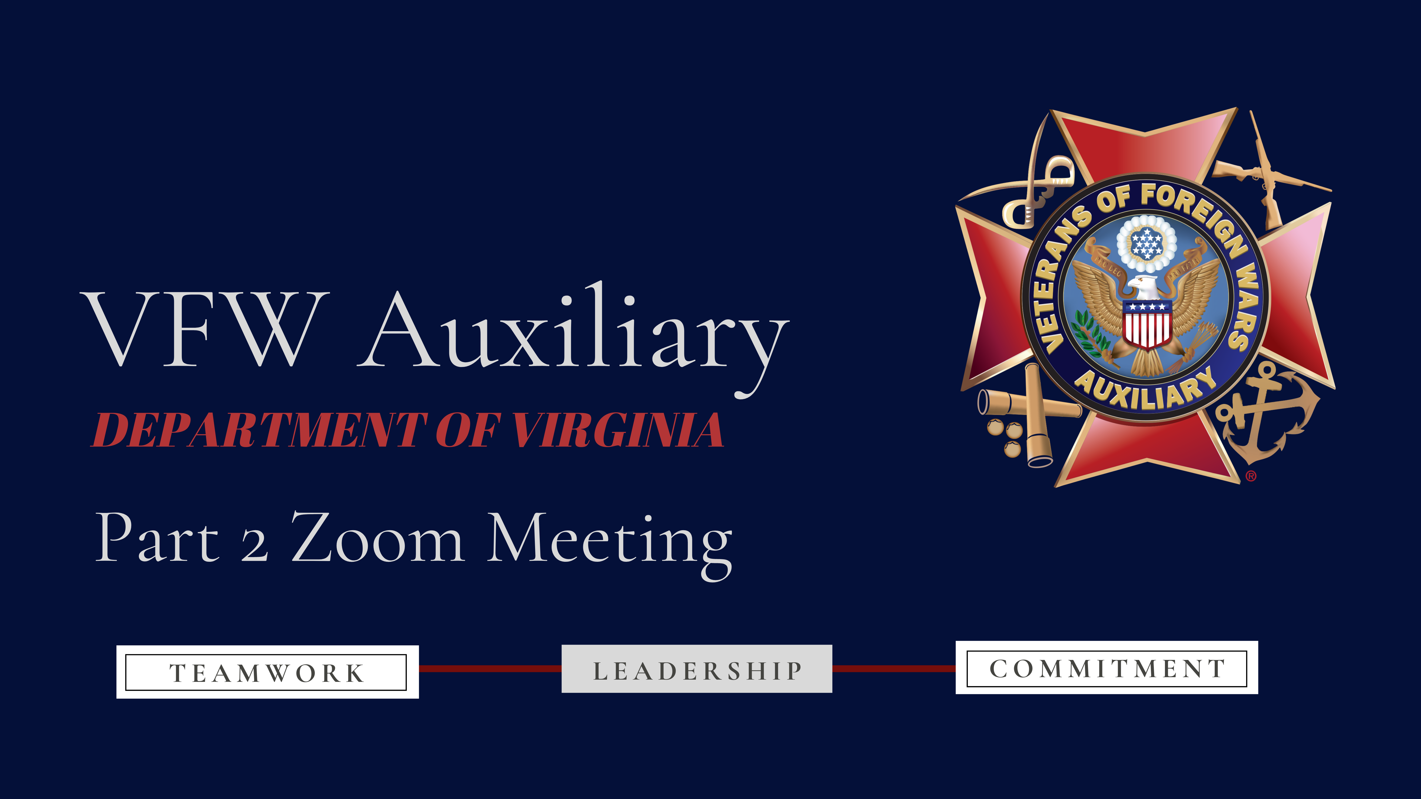 VFW Auxiliary Department of Virginia